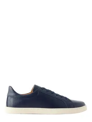 George Cleverley Jack Iii Deerskin Sneakers - Blue