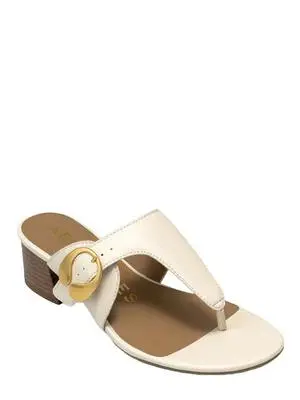 Aerosoles Flip Flops - Eggnog Nappa