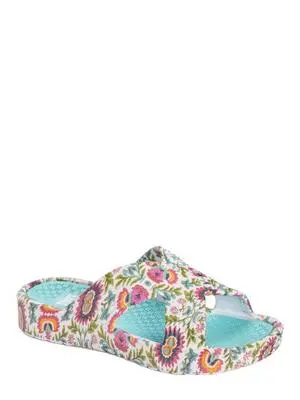 MUK LUKS Spa Day Sandals - Kaleidoscope Multi