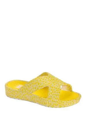MUK LUKS Spa Day Sandals - Lemon Floral