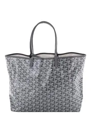 Goyard Saint Louis Tote Coated Canvas Pm Grey