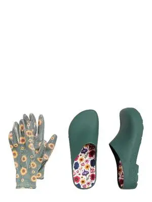 MUK LUKS Garden Clog And Glove Set Sunny