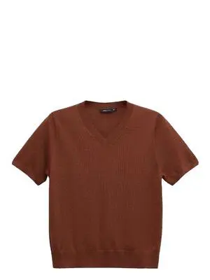 Mango Wool Sweater - Russet