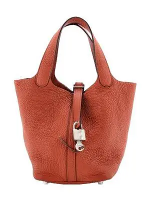 Hermès Picotin Lock Bag Clemence Pm Cuivre