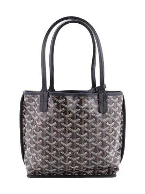 Goyard Anjou Reversible Tote Coated Canvas Mini Black
