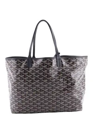 Goyard Saint Louis PM Tote Coated Canvas Black