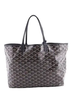 Goyard Saint Louis Tote Coated Canvas Pm Black
