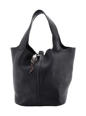 Hermès Picotin Lock Bag Clemence Mm - Black