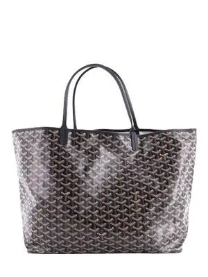 Goyard Saint Louis Tote Coated Canvas Gm Black