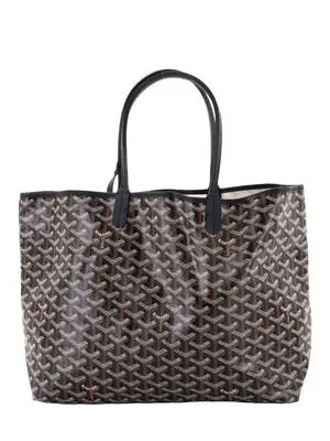 Goyard Saint Louis PM Tote Coated Canvas Black