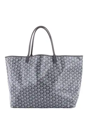 Goyard Saint Louis Tote Coated Canvas Gm Grey
