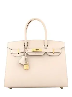 HERMES Birkin Sellier 30 - Craie