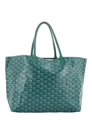 Goyard Saint Louis Tote Coated Canvas PM Green