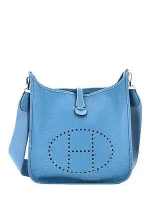 Hermès Evelyne Bag Gen Ii Clemence Pm - Blue