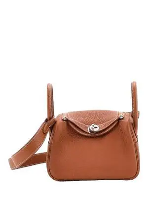 Hermès Lindy Bag Clemence Mini Gold