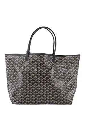 Goyard Saint Louis Tote Coated Canvas Gm Black