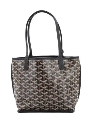 Goyard Anjou Reversible Tote Coated Canvas Mini Black