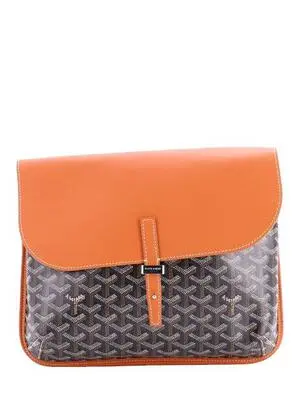 Goyard Coursier Messenger Bag Coated Canvas And Leather - Brown
