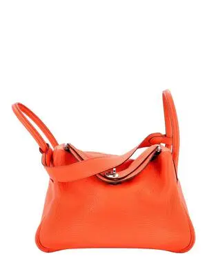 HERMES Lindy Bag Clemence 30 - Orange Poppy