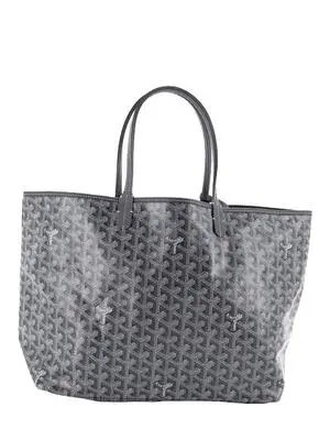 Goyard Saint Louis Tote Coated Canvas Pm - Grey