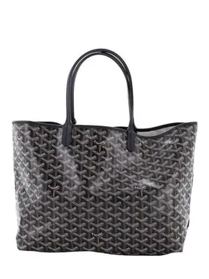 Goyard Saint Louis PM Tote Coated Canvas Black