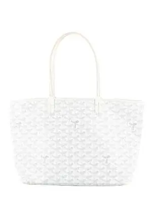 Goyard Artois Tote Coated Canvas Pm White