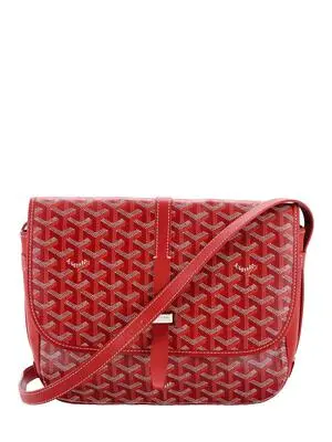 GOYARD Belvedere Ii Messenger Bag Coated Canvas Mm - Red