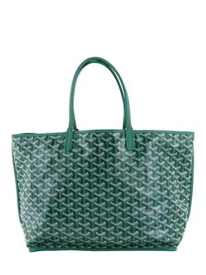 GOYARD Anjou Reversible Tote Coated Canvas Pm - Green