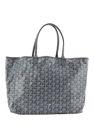 Goyard Saint Louis Tote Coated Canvas Pm Grey