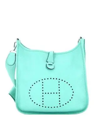 Hermès Evelyne Bag Gen Iii Clemence Pm Blue