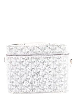 GOYARD Muse Vanity Case Coated Canvas - White
