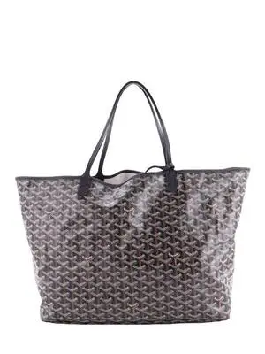 Goyard Saint Louis Tote Coated Canvas Gm Black