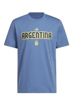 Adidas Argentina National Team Jersey Hook T-shirt - Blue