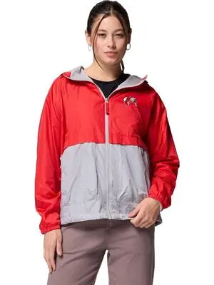 Columbia Georgia Bulldogs Spire Hoodie Windbreaker - Red