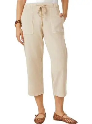 Splendid Regina Crop Pants - Light Fawn Beige