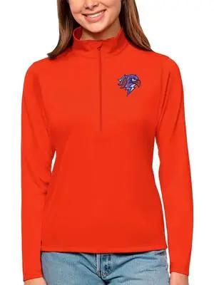 ANTIGUA Halifax Thunderbirds Quarter-zip Pullover Top - Orange