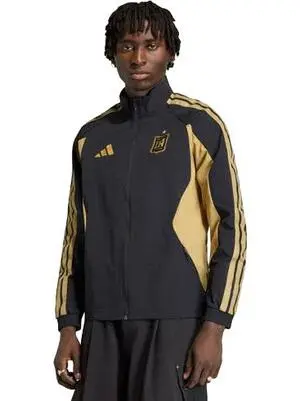 Adidas Lafc 2026 Anthem Raglan Full-zip Jacket - Black