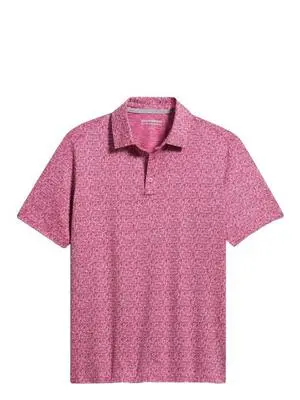 Johnston & Murphy Xc Ace Performance Polo - Magenta Flamingo