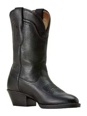 Ariat Easton R Toe Western Boot - Velvety Black