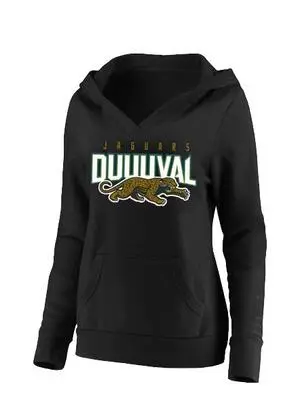 Mitchell & Ness Jacksonville Jaguars Retro Logo Pullover Hoodie - Black