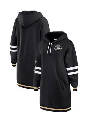 WEAR BY ERIN ANDREWS New Orleans Saints Hoodie Dress - Black