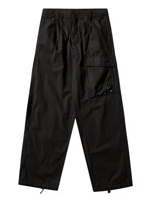 C.P. COMPANY Micro-reps Boxy Cargo Lens Pants - Black