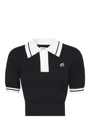 MALBON Mikayla Polo T-shirt - Black