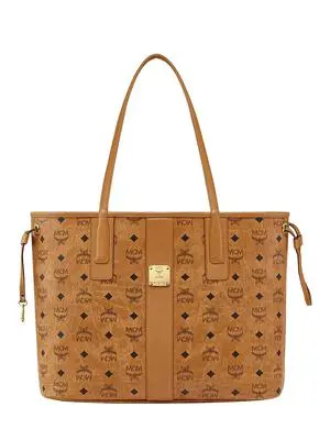 Mcm Liz Vi Medium Shopper - Tan