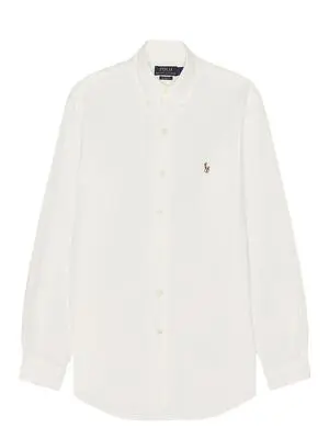 Polo Ralph Lauren Long-sleeve Chambray Shirt - White