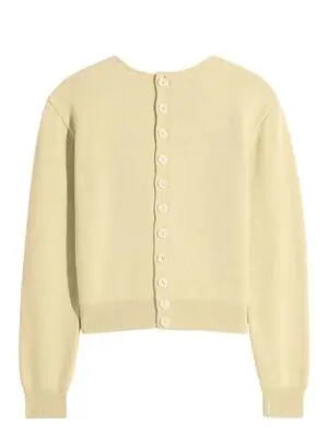 LEMAIRE Reversible Buttoned Sweater - Yellow