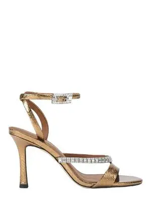 Kurt Geiger Crystal Ankle Strap Sandals - Rust/copper