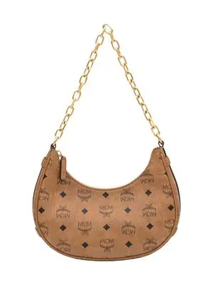 Mcm Aren Vi Small Hobo Bag - Tan
