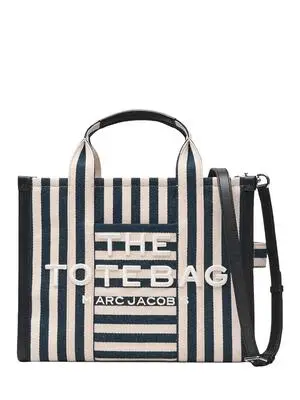 Marc Jacobs Stripe Canvas Medium Tote - Blue