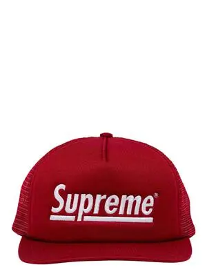 Supreme Underline 5-panel Cap - Red